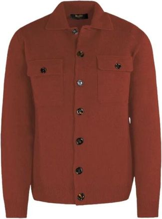 Moorer Homme, Pulls, Brun, Taille: 2XL Allyn-WS3 Cardigan
