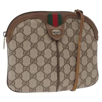 Gucci Sac bandouli&egrave;re en plastique Pre-owned - Femme - Pre-owned - Beige - Taille: ONE Size