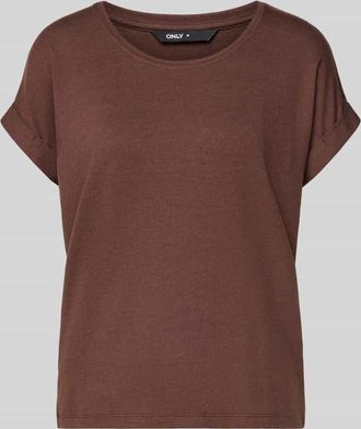 Only Regular Fit T-Shirt aus Viskose-Mix Modell MOSTER