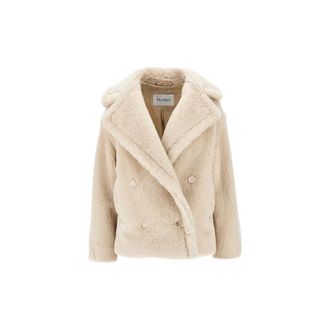 Max Mara Alcuno Kurzmantel mit Doppelreiher - - Jackets - Damen - Beige - XS