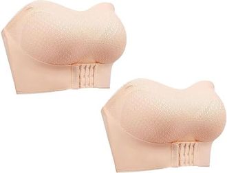 Generic Jambes V&ecirc;tements rembourr&eacute;s Mignon V&ecirc;tements chauds respirants, antid&eacute;rapants, sans bretelles, devant avec boucle, Rose, XXL