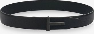 Tom Ford Hammered leather belt - TOM FORD - gender_Man