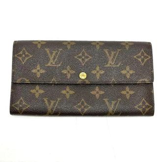 Louis Vuitton Pre-owned Long wallet (bi-fold) - - Pre-owned - Damen - Braun - ONE SIZE