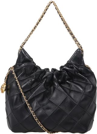 Tory Burch Femme, Sacs, Noir, Taille: ONE Size Mini Sac Hobo Souple Fleming