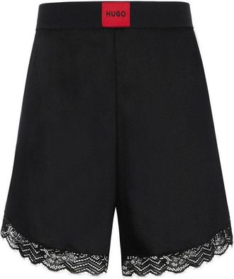 HUGO BOSS Schlupfhose RED LABEL LACE_SHORT mit elastischem Bund
