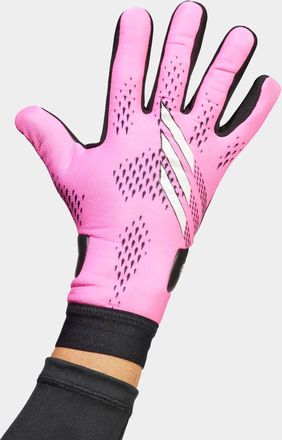 adidas Unisex-Erwachsene X League Torwarthandschuhe Team Shock Pink/Zero Metallic/Schwarz, 12