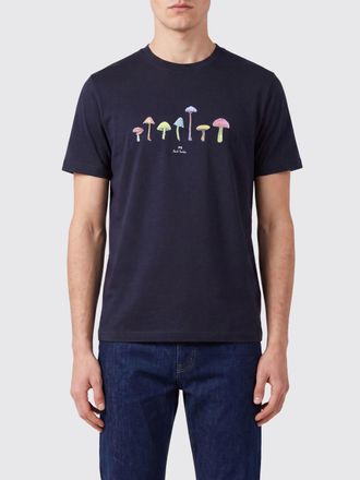 Paul Smith T-shirt en coton &agrave; manches courtes avec imprim&eacute; graphique