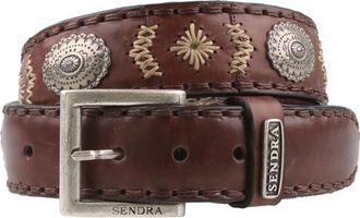 Sendra Ceinture en cuir pour homme, marron, 100 cm