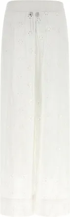 Polo Ralph Lauren Embroidered Cotton Lace Trousers - White