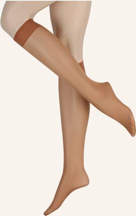 Wolford Fein-Kniestr&uuml;mpfe Satin Touch beige