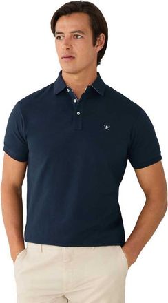 Hackett Herren Swim Trim Palm Polo, Blue (Navy), XS
