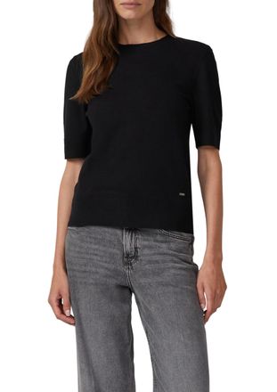 s.Oliver Kurz&auml;rmeliger Strickpullover aus Viskosemix