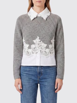 Ermanno Scervino Pullover Damen Farbe Wei&szlig;