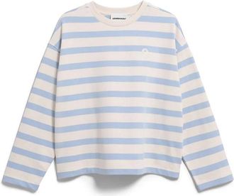 Armedangels Damen vegan Pullover Frankaa Bold Soft Blue