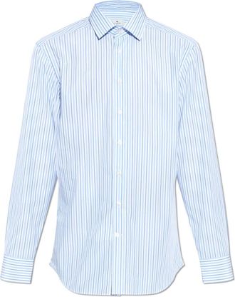 Etro Homme, Chemises, Bleu, Taille: 2XL Chemise &agrave; rayures