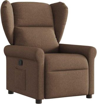 vidaXL Relaxsessel Braun Stoff Vidaxl