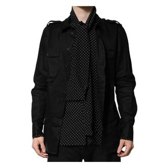 Dolce & Gabbana Casual Shirt - - Shirts - Herren - Schwarzk - XS