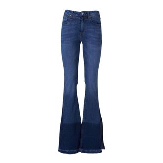 Relish Femme, Jeans, Bleu, Taille: W25 Jean Bleu avec Fente Lat&eacute;rale