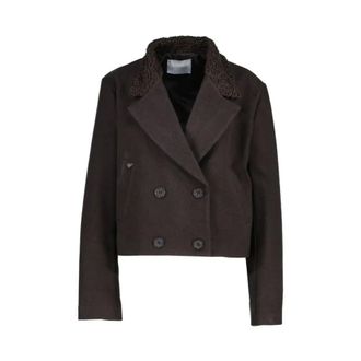 Am&eacute;lie & Am&eacute;lie Iris Jacket - Femme - Vestes - Brun - Taille: 42/44 FR