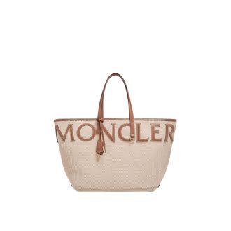 Moncler Moncler Very Tote Bag, Women, Beige, Size: One Size