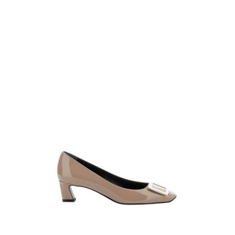 Roger Vivier Femme, Chaussures, Gris, Taille: 38 EU Trompette 45 Pump