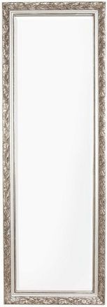 Landscape Wandspiegel, Silber, Glas, Holzwerkstoff, rechteckig, 50.6x150.6x3.8 cm, Facettenschliff, senkrecht und waagrecht montierbar