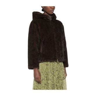 Ermanno Scervino Faux Fur & Shearling Jackets - - Jackets - Damen - Braun - M