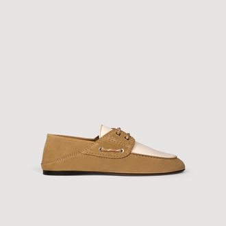 Sandro Bootsschuhe aus Veloursleder