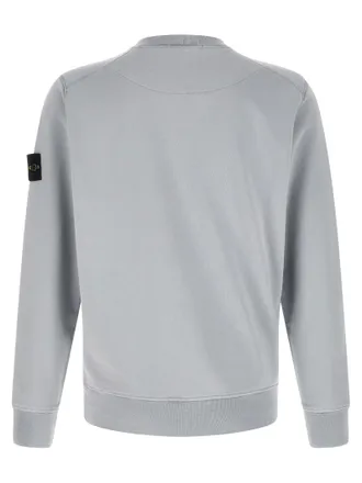 Stone Island Mens Gray Cotton Sweatshirt Clothing