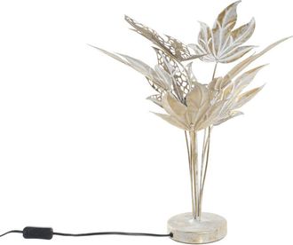 DKD Home Decor Dkd Home Decor - Lampe De Table M&eacute;tal 42X42X47 Feuilles D&eacute;capage