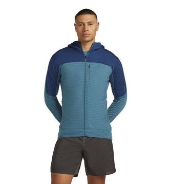Icebreaker Merino 300 RealFleece Descender - Fleecepullover mit Kapuze - Herren