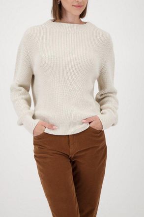 Monari Strickpullover Regular fit mit Rundhalsausschnitt