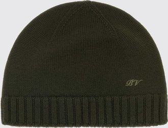 Bottega Veneta Gerippte Woll-Beanie-M&uuml;tze mit klassischem Umschlag-Design
