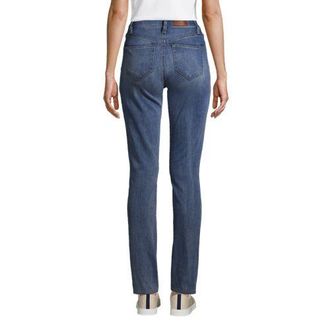 Lands End Lift & Form Jeans Skinny Fit, High Waist, in Indigo, Damen, Gr&ouml;&szlig;e:38 71 petite, Blau, Baumwolle/Polyester-Mischung, by Lands End