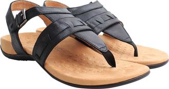 Vionic Rest Lupe Schwarze Damen-Sandalen