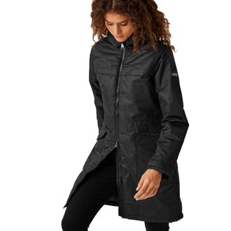 Regatta Damen Jacket Romine II Wasserdichter Parka, Schwarz, 26 Plus