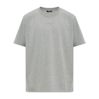 Balmain Das Logo T-Shirt - - Tops - Herren - Grau - S