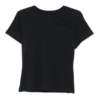 Rails Janis T-Shirt mit herzf&ouml;rmigem Ausschnitt - - Tops - Damen - Schwarzk - M