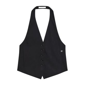 Helmut Lang Halter Weste - - Suits - Damen - Schwarzk - 2XS