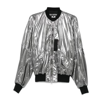 Junya Watanabe Bomberjacke mit Metallic-Effekt - - Jackets - Damen - Grau - M