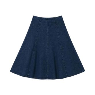 A.P.C. A-Linien-Jeansrock mit Taschen - - Skirts - Damen - Blau - XS