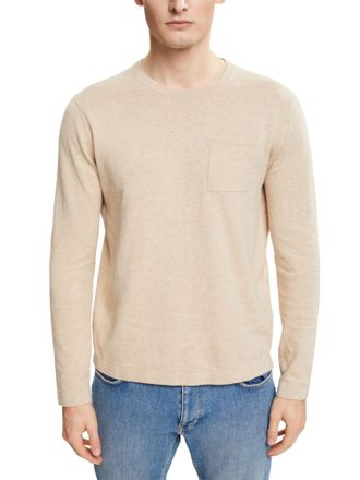Esprit Herren 992EE2I303 Pullover, 299/CREAM BEIGE 5, XS
