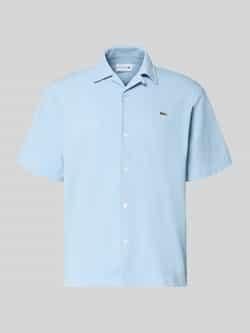 Lacoste Relaxed Fit Freizeithemd aus reiner Baumwolle