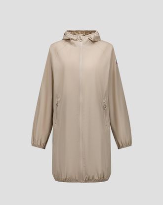 Jott Imperm&eacute;able long &agrave; capuche Beige Glendale - Taille M