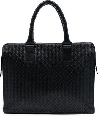 Bottega Veneta Crossbody Bags - Nappa Intrecciato Business Bag - Gr. unisize - in Schwarz - f&uuml;r Damen