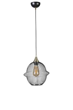 Opviq Elegant Black Chandelier, Metal Body, Adjustable Height 70 cm, Antique Coated Finish, E27 Socket Max 40W | Perfect for Modern Home D&eacute;cor