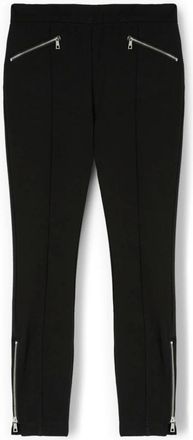 Motivi Femme, Pantalons, Noir, Taille: 38 FR Pantalon Slim-fit en maille Milano