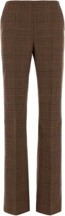 Max Mara Mxmpepato Pantalon Droit - Femme - Pantalons - Brun - Taille: 38 FR