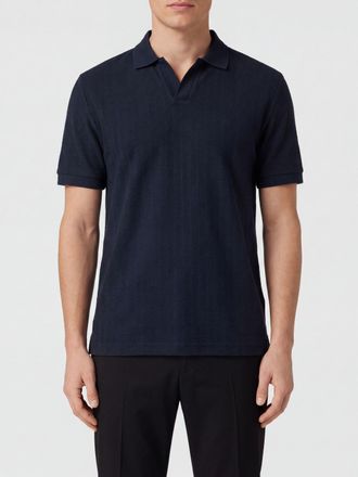 HUGO BOSS Polo en coton &agrave; manches courtes et col Johnny