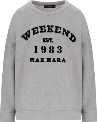 Weekend by Max Mara SWEAT-SHIRT GOMMOSO GRIS MAX MARA WEEKEND